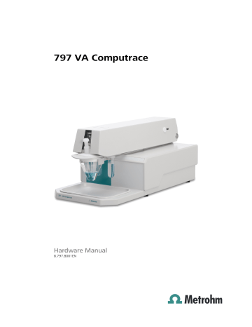Metrohm 797 VA Computrace Owner's Manual | Manualzz