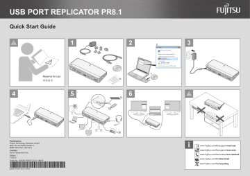 Fujitsu USB Port Replicator PR8.1 Quick Start Guide | Manualzz