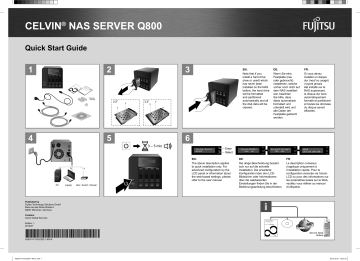 Fujitsu CELVIN® NAS Q800 Quick Start Guide | Manualzz