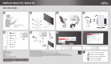Fujitsu DISPLAY VL B24-9 T3 Quick Start Guide | Manualzz