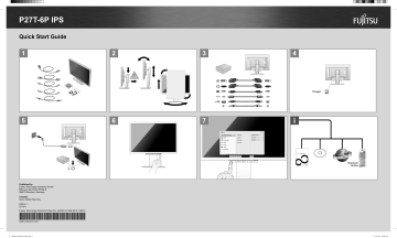 Fujitsu DISPLAY P27T-6P IPS Quick Start Guide | Manualzz