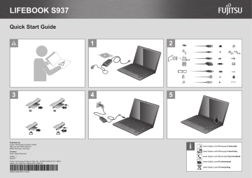 Fujitsu LIFEBOOK S937 Quick Start Guide | Manualzz