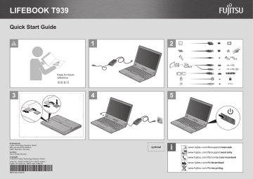Fujitsu LIFEBOOK T939 Quick Start Guide | Manualzz