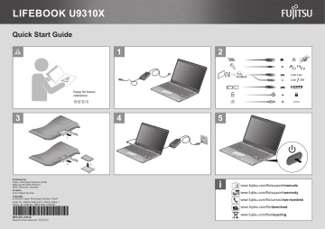 Fujitsu LIFEBOOK U9310X (BLACK, RED) Quick Start Guide | Manualzz