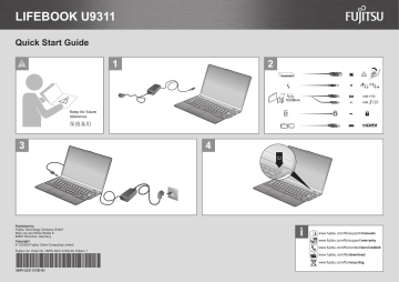 Fujitsu LIFEBOOK U9311 Quick Start Guide | Manualzz