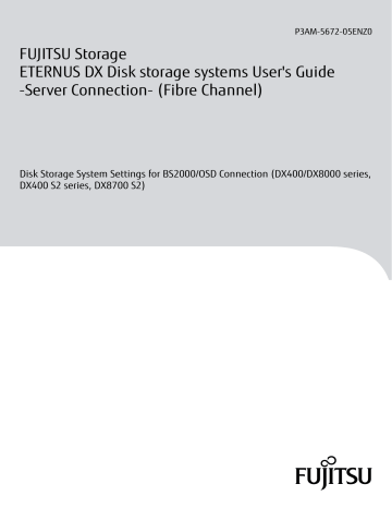 Fujitsu ETERNUS DX440 Manual | Manualzz