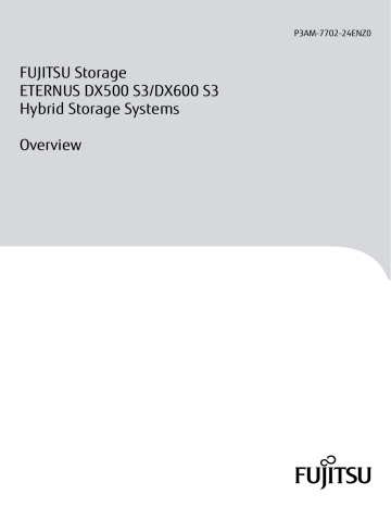 Fujitsu ETERNUS DX600 S3 Manual | Manualzz