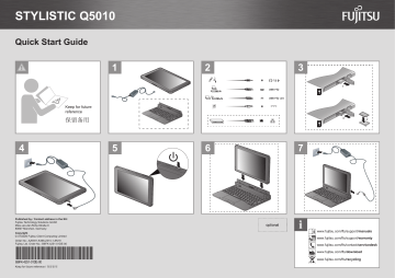 Fujitsu STYLISTIC Q5010 Quick Start Guide | Manualzz