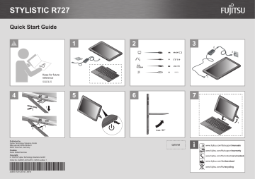 Fujitsu STYLISTIC R727 vPro Quick Start Guide | Manualzz