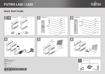 Fujitsu FUTRO L620 Quick Start Guide | Manualzz