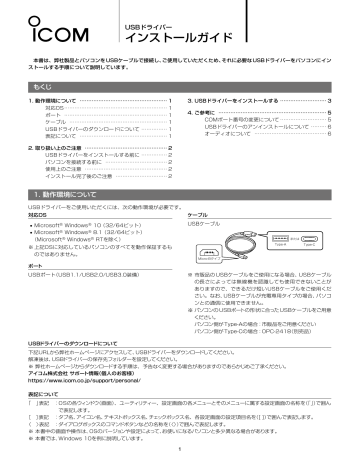 ICOM RS-BA1 Version 2 インストールガイド | Manualzz