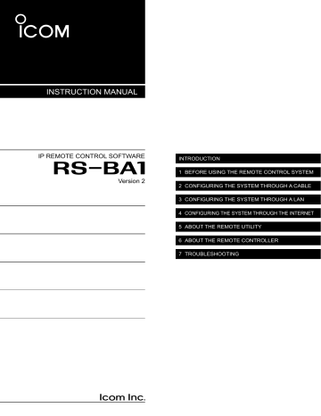 Icom RS-BA1 Version 2 Instruction Manual | Manualzz
