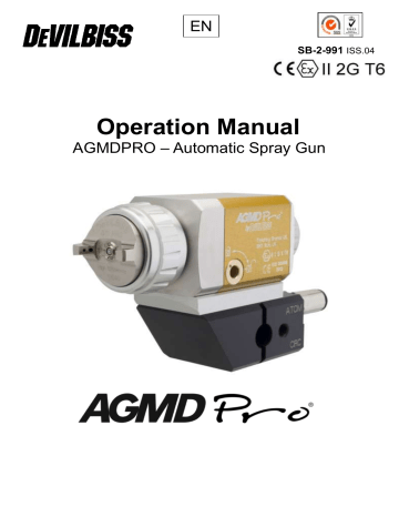 DeVilbiss AGMD Pro Automatic Gun Owner's Manual | Manualzz