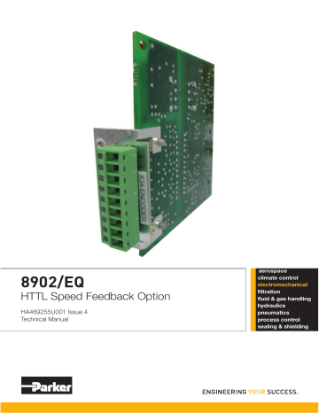 Parker 8902/EQ Technical Manual | Manualzz