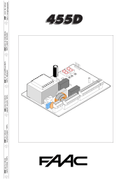 FAAC 455 D - Manuale utente, Manuale di installazione, Manuale di istruzioni