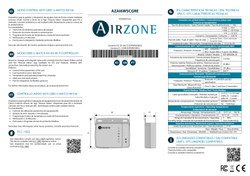 Airzone AIDOO AZAI6WSC-Serie Bedienungsanleitung | Manualzz