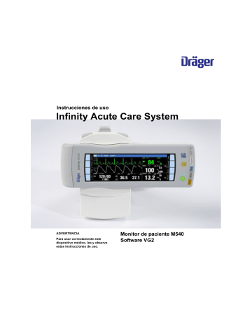 Dräger Infinity M540 Instrucciones de operación | Manualzz