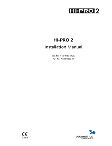 natus otometrics HI-PRO 2 Installation Manual | Manualzz