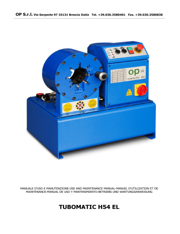 OP TUBOMATIC H54 EL Manual De Uso | Manualzz