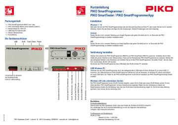PIKO 56415 PIKO SmartProgrammer Benutzerhandbuch | Manualzz