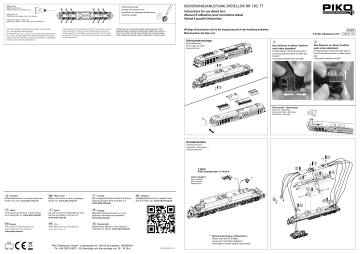 PIKO 47327 TT Diesellok BR 131 DR IV Benutzerhandbuch | Manualzz
