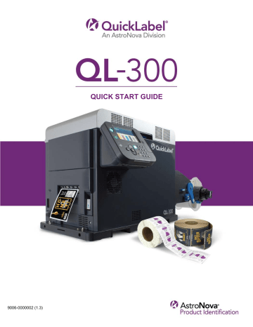 AstroNova QuickLabel QL-600 Schnellstartanleitung | Manualzz