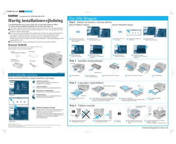 Brother HL-1470N Monochrome Laser Printer Quick setup guide | Manualzz