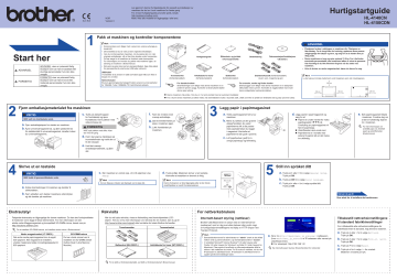 Brother HL-4150CDN Color Printer Quick setup guide | Manualzz