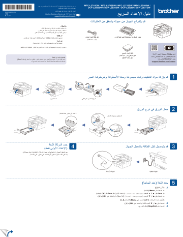 Brother MFC-L2717DW Monochrome Laser Fax Quick Setup Guide | Manualzz