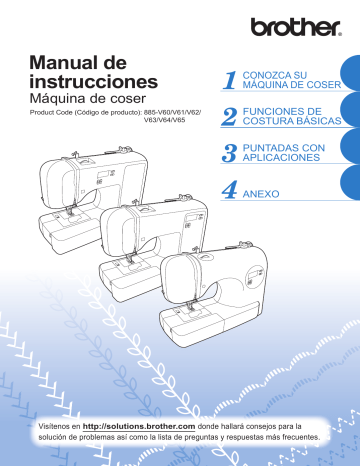 Brother CE1100PRW Home Sewing Machine Manual de usuario | Manualzz