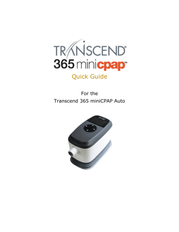 Transcend 365 miniCPAP Schnellstartanleitung | Manualzz