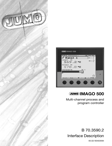 JUMO IMAGO 500 Interface Description | Manualzz
