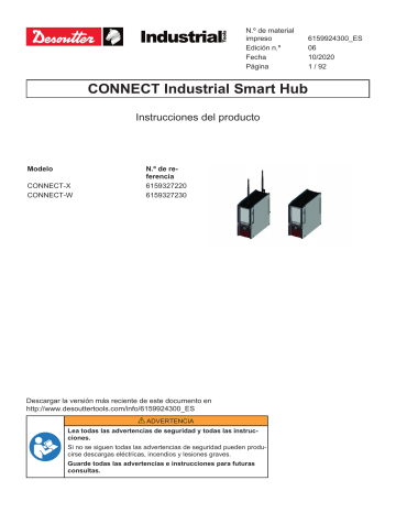 Desoutter Connect X (6159327220) Industrial Smart Hub Instrucciones de ...