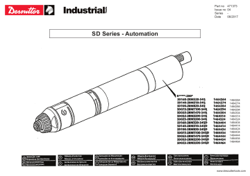 Desoutter SD100-2RM820-S4Q (1464284) Pneumatic Fastening Tool Manual do ...
