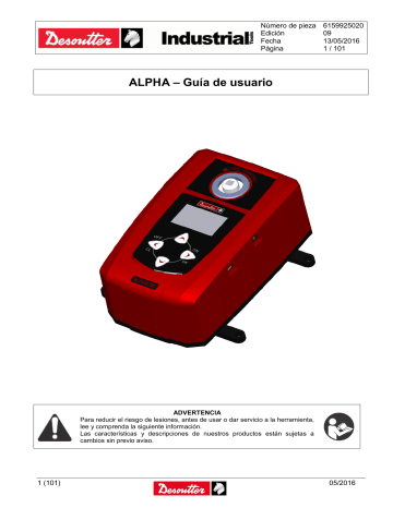 Desoutter ALPHA D16 (6159351420) Torque Measurement System Guía del ...