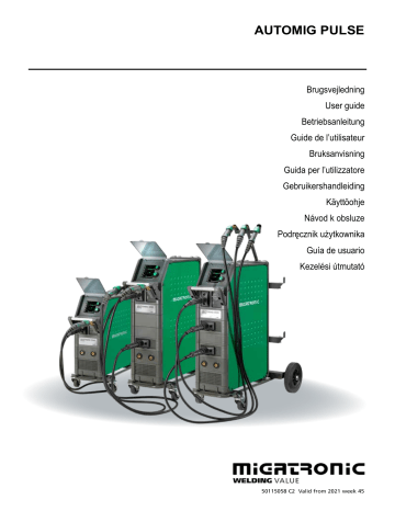 Migatronic Automig 300 Pulse Manuel du propriétaire | Manualzz