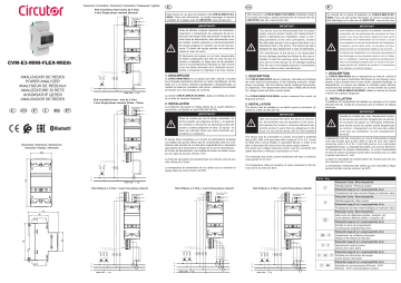 Circutor CVM-E3-MINI-WiEth Three-phase electrical grid analyser Manuel ...