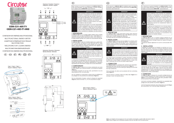 Circutor CEM-C21 Three-phase electrical energy meter Benutzerhandbuch ...