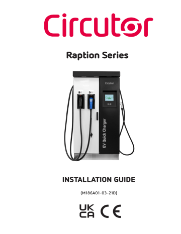Circutor RAPTION-50 Compact fast charging station Technical Guide ...