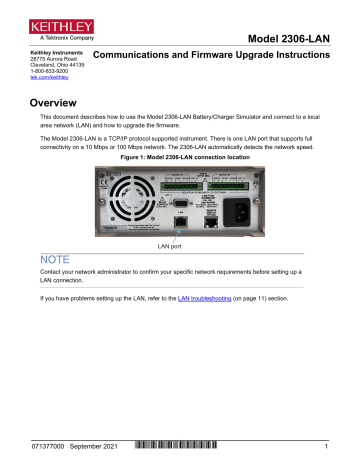 Keithley 2306-PJ Instructions | Manualzz