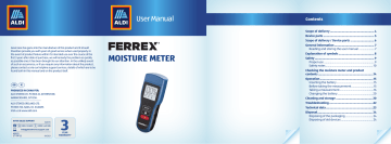 Ferrex GT-FM-05/GT-UDM-05/GT-MM-13 Sensor Assortment User Manual | Manualzz