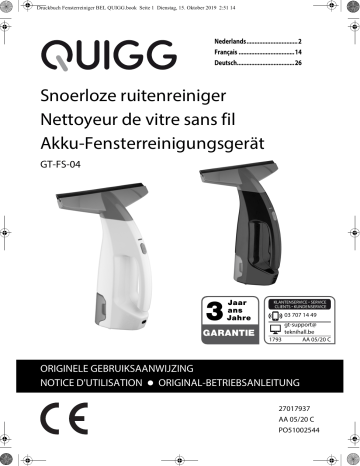 Quigg GT-FS-04 Window Cleaner Benutzerhandbuch | Manualzz