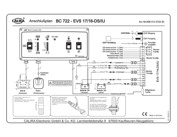 Calira BC 722 Connection Diagram | Manualzz