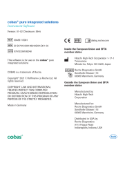 Roche cobas c 303 - User Guide, Reference guide