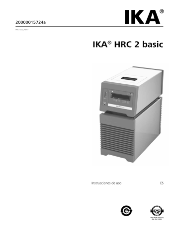 IKA HRC 2 basic Instrucciones de operación | Manualzz