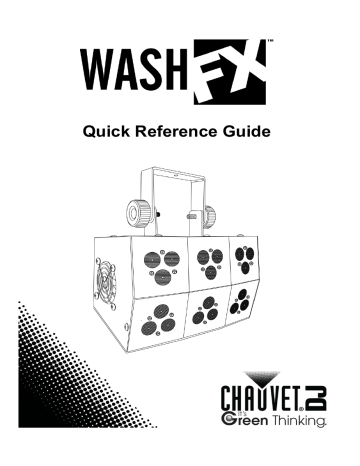 Chauvet DJ WASH FX Guía De Referencia Rápida | Manualzz