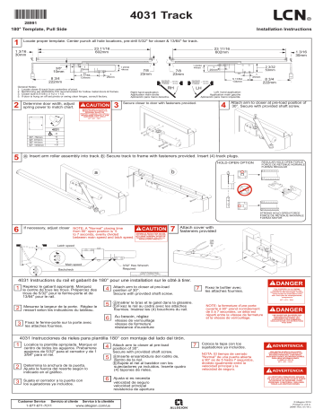 LCN 4030 Installation instructions | Manualzz