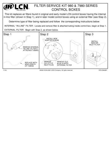 LCN 7900 Install Instructions | Manualzz