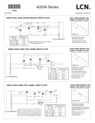LCN 4050A Install Instructions | Manualzz