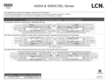 LCN 4050A Manuel utilisateur | Manualzz
